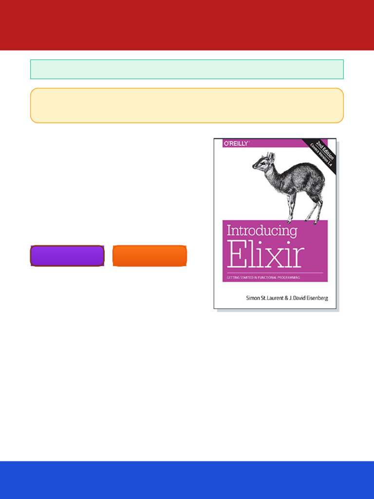 Introducing Elixir Getting Started in Functional Programming 2nd Edition Simon St. Laurent ebook ...