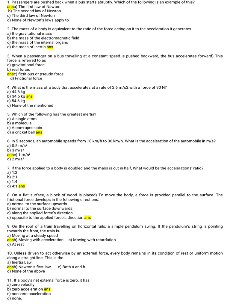 Physics Extra Class(1) | PDF