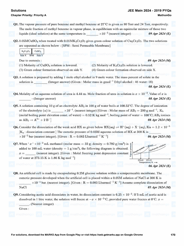 jee pyq | PDF