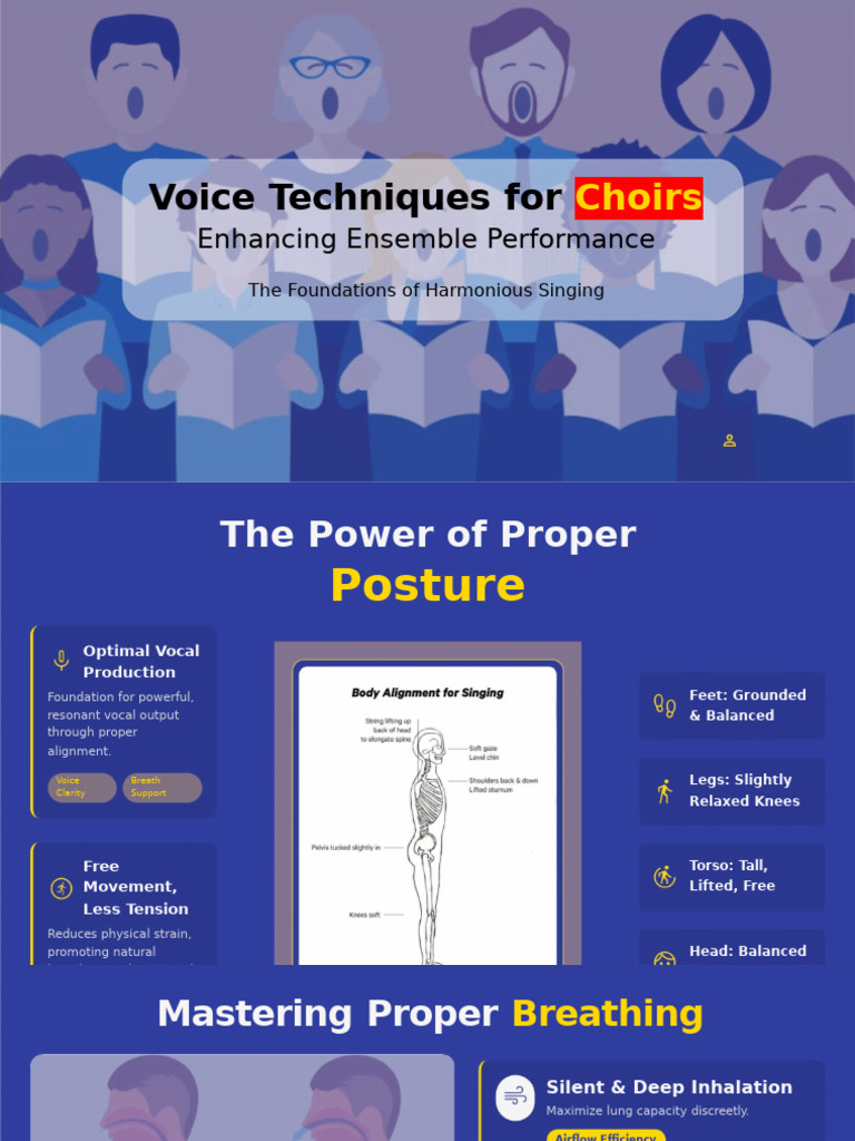 Create Choir Voice Techniques | PDF
