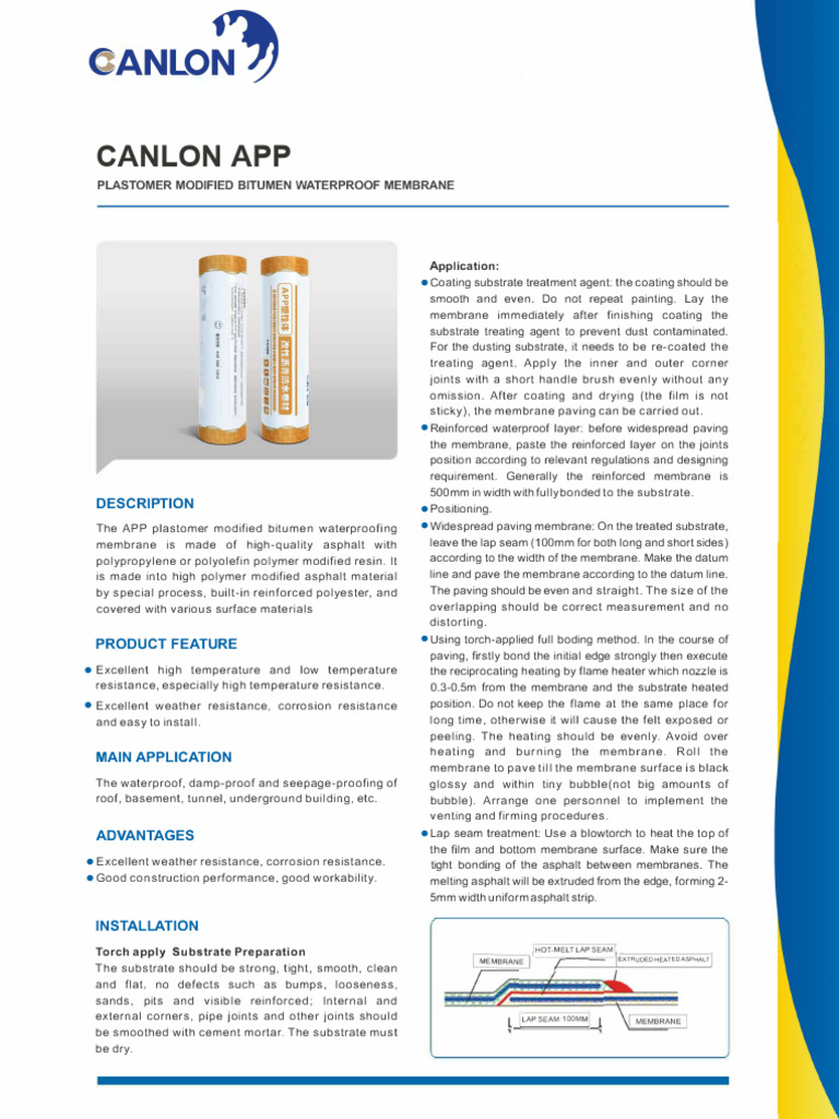 APP-TDS | PDF | Materials | Building Materials