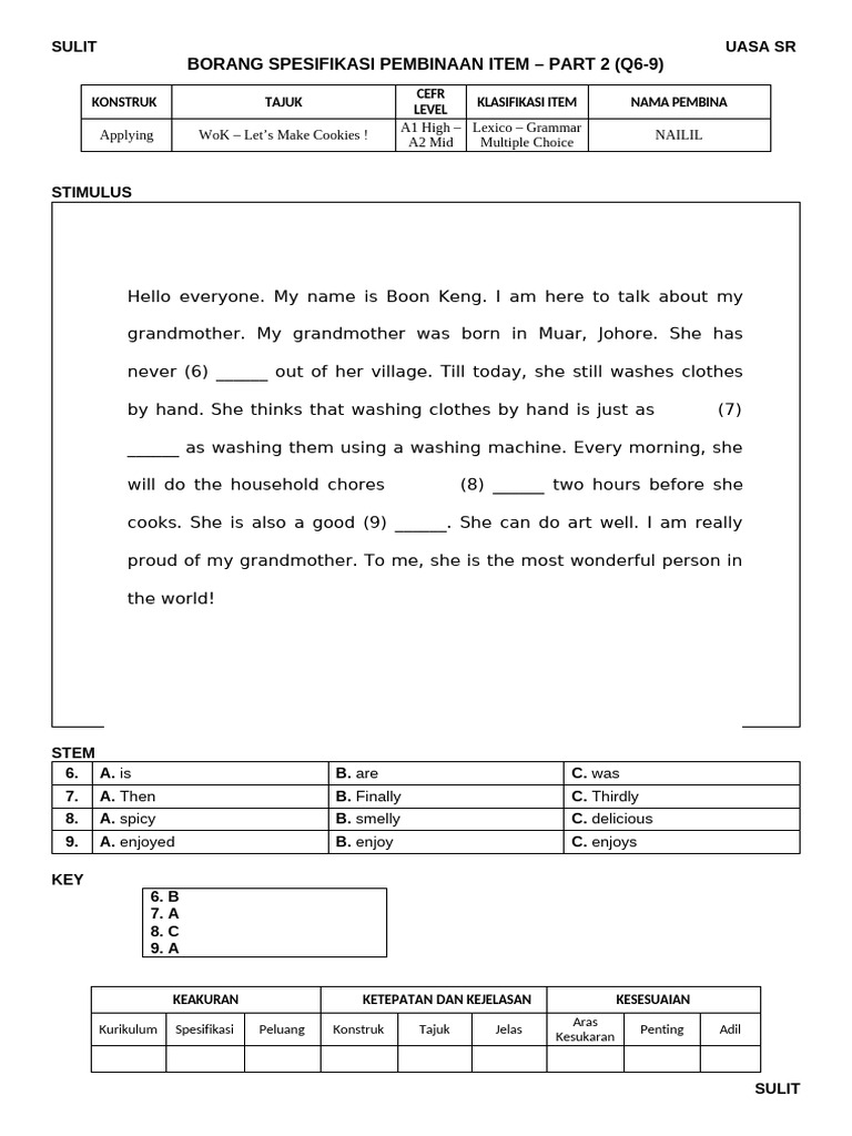 JSI Part 2 Year 6 | PDF