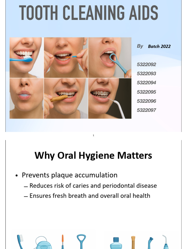 Essential Tooth Cleaning Aids Guide | PDF