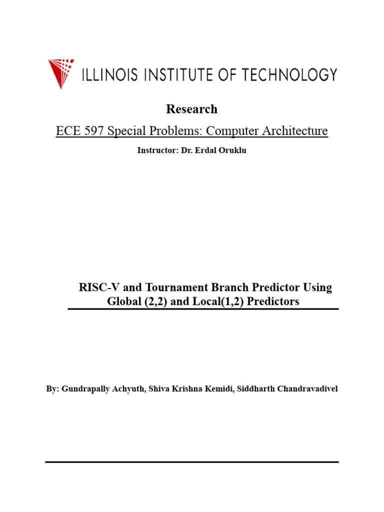 RISCV Branch Prediction (LINKER) | PDF | Central Processing Unit ...