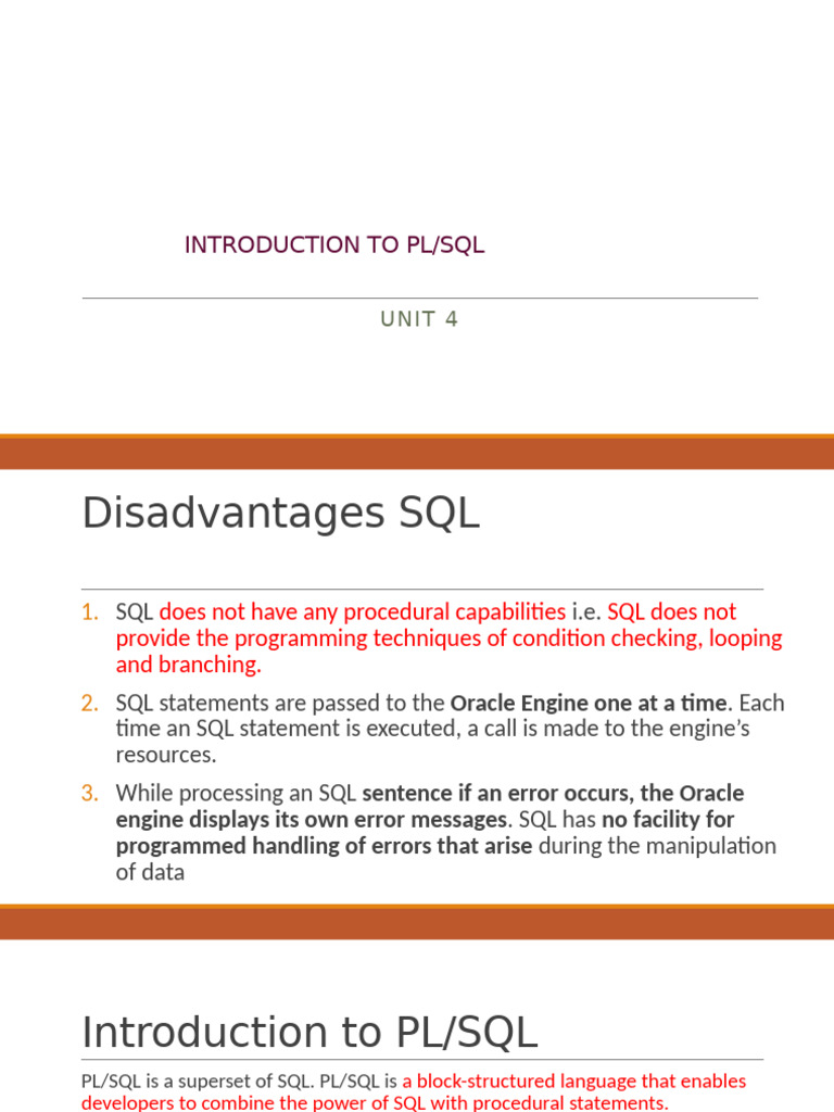 PL SQL | PDF | Pl/Sql | Control Flow