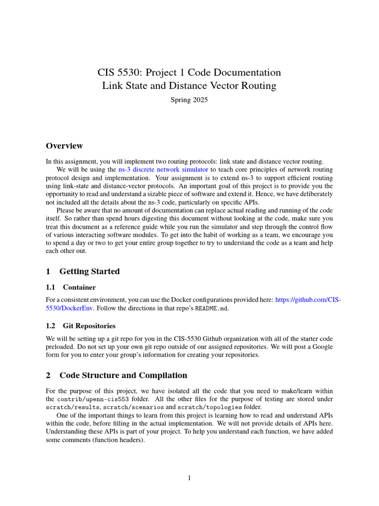 CIS 5530 Project1 Code | PDF