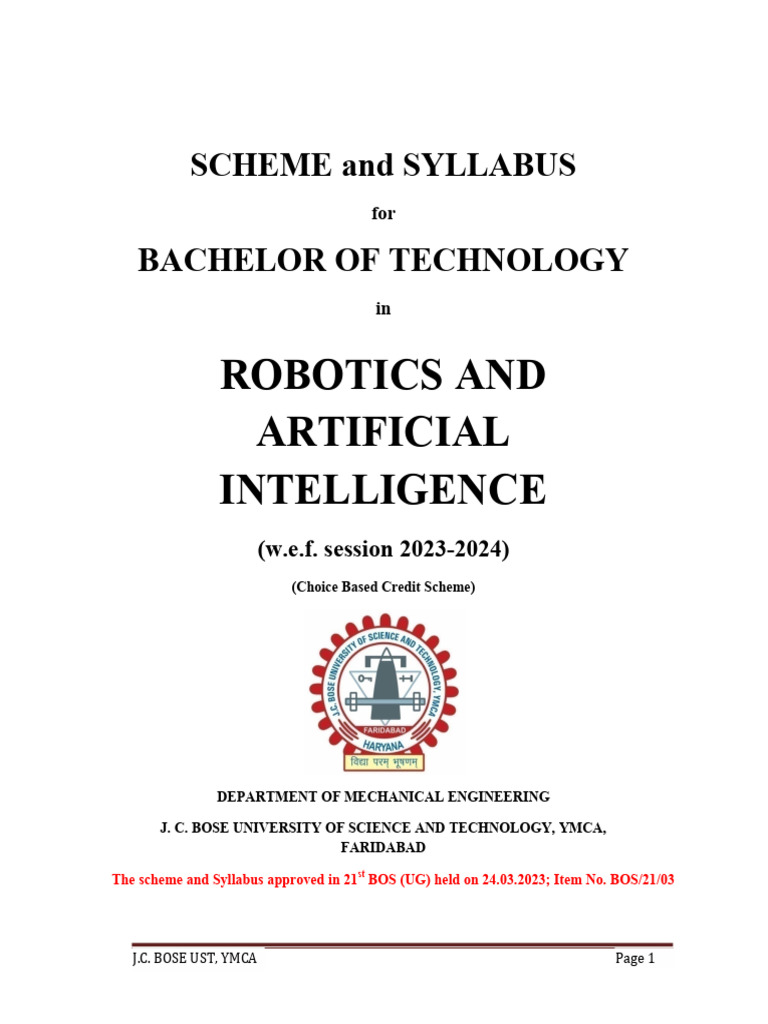 scheme & syllabus | PDF | Artificial Intelligence | Intelligence (AI ...