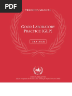 Draft of GLP Inspection Checklist | PDF | Organisation For Economic Co ...