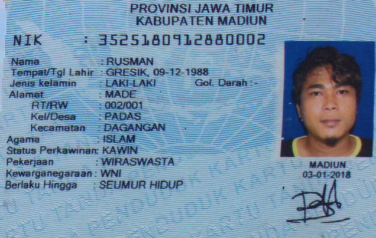 KTP Rusman | PDF