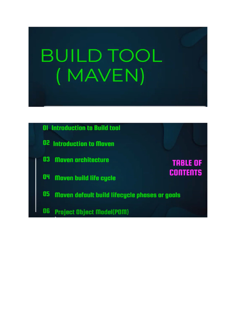 Maven | PDF