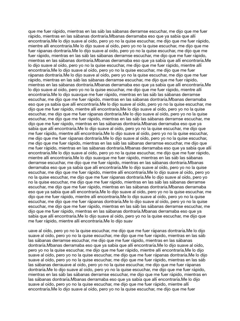 Me Rasca y Es Tu Culpa | PDF