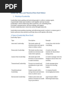 T-R-E-A-T Leadership Model Overview | PDF | Leadership | Knowledge Economy