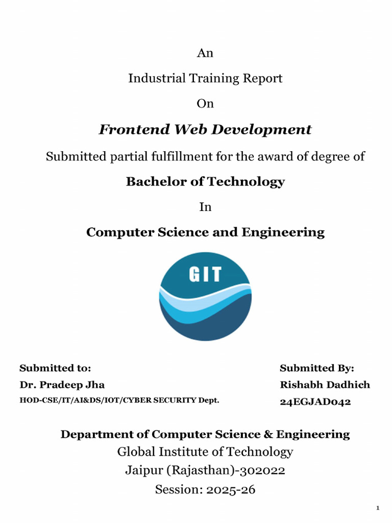 Front End Development Overview and Guide | PDF