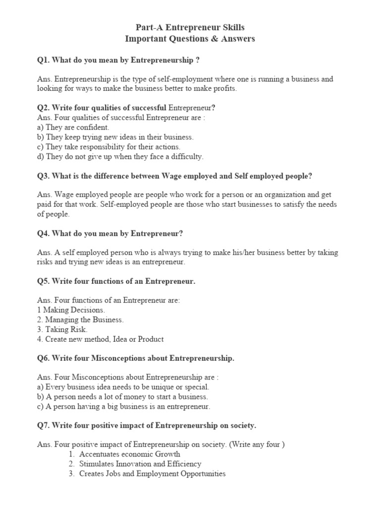 Essential Entrepreneur Skills & Insights | PDF