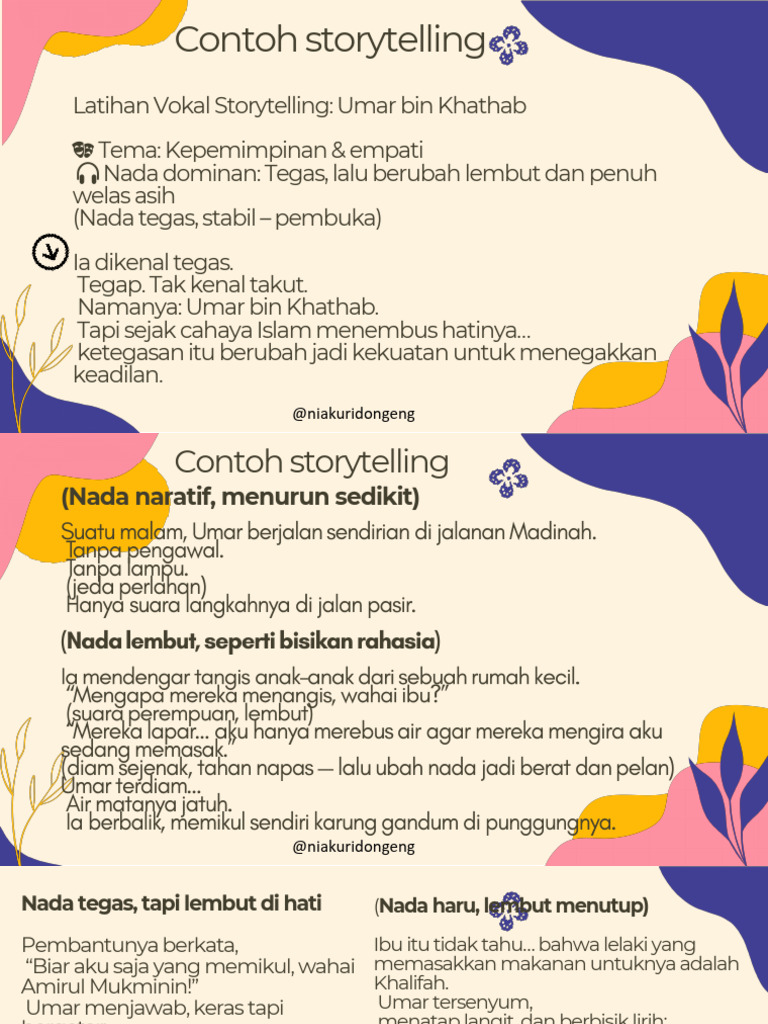 Contoh Storytelling | PDF
