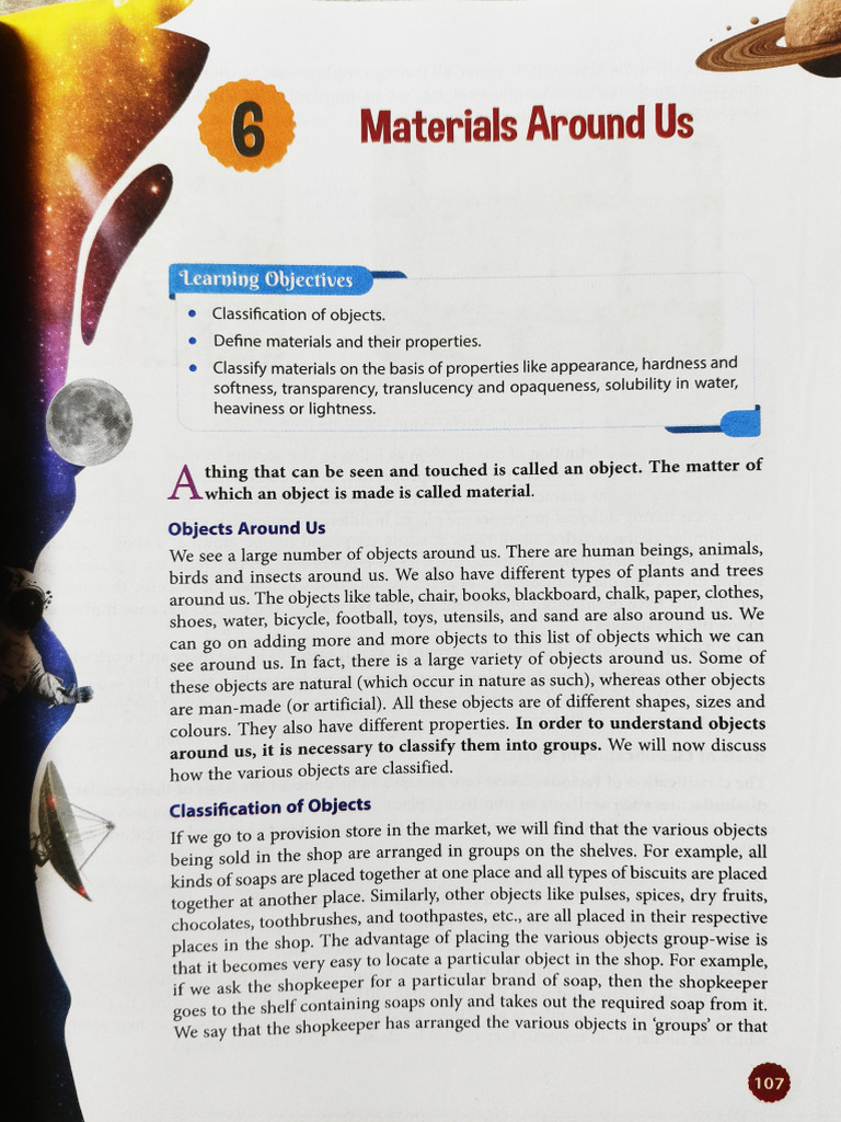 Ch - 6 Materials Around Us | PDF
