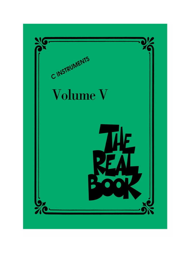 The Real Book Volume V C Edition | PDF