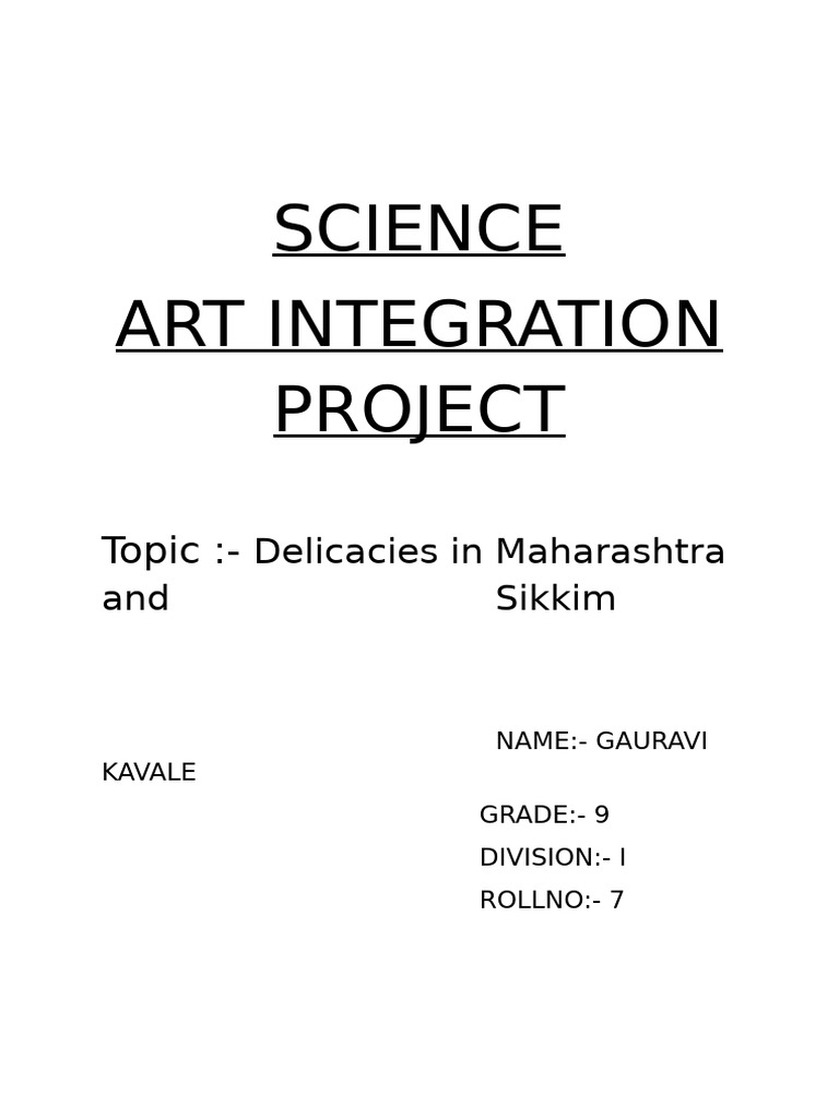Social Science Art Integration Project | PDF