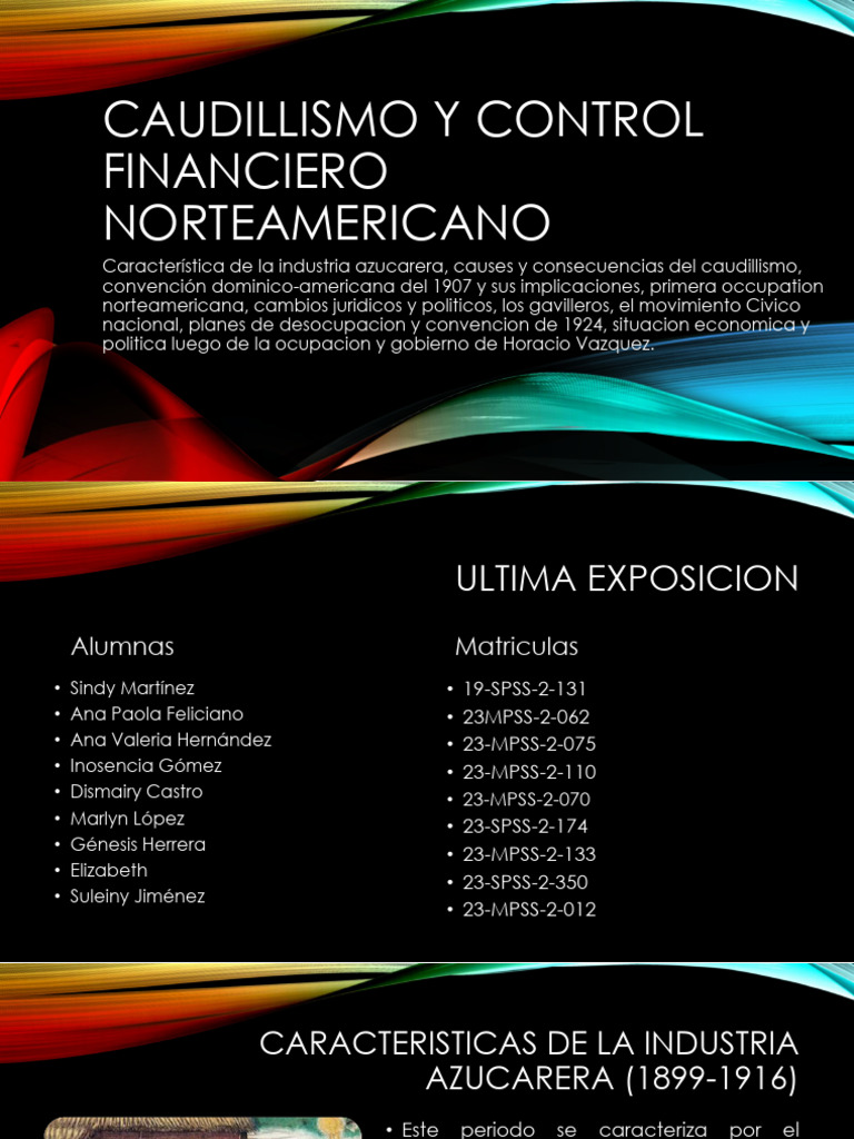 Caudillismo y Control Financiero en RD | PDF | República Dominicana ...