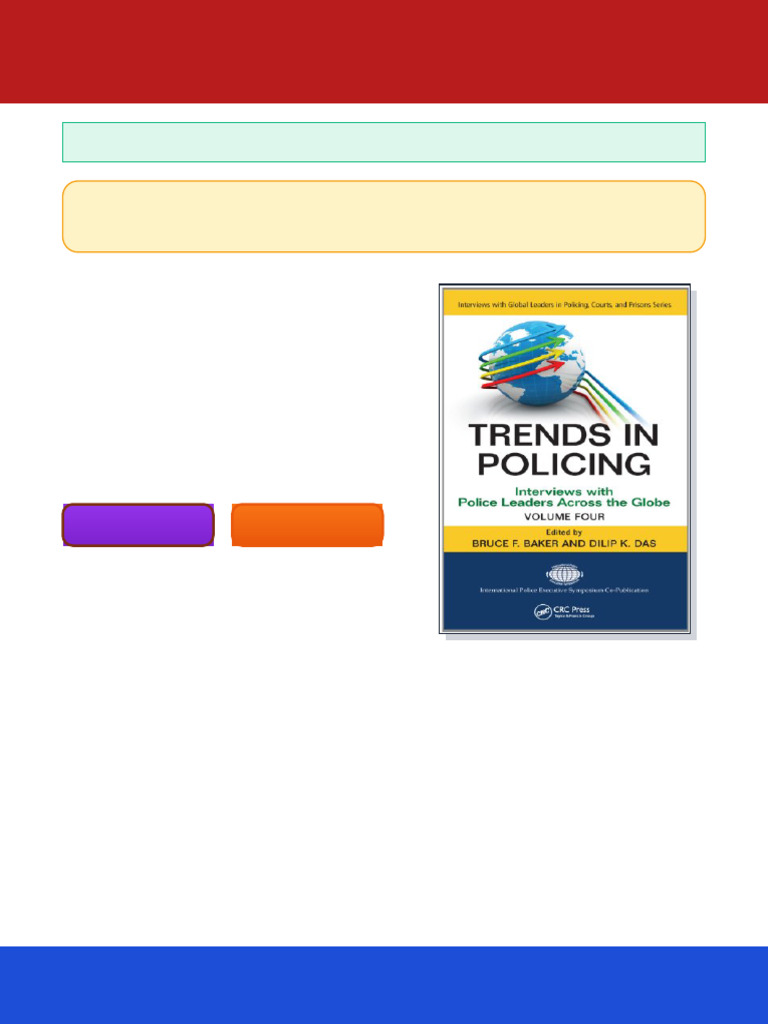 Trends in Policing Interviews with Police Leaders Across the Globe ...