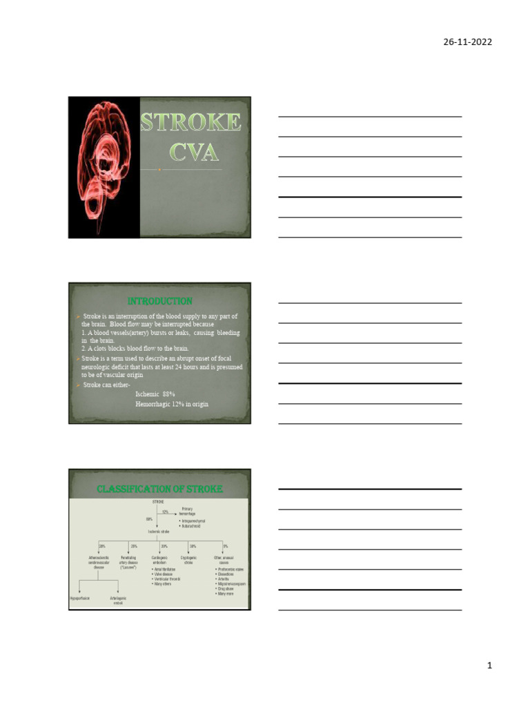 Understanding Stroke Types and Treatments | PDF