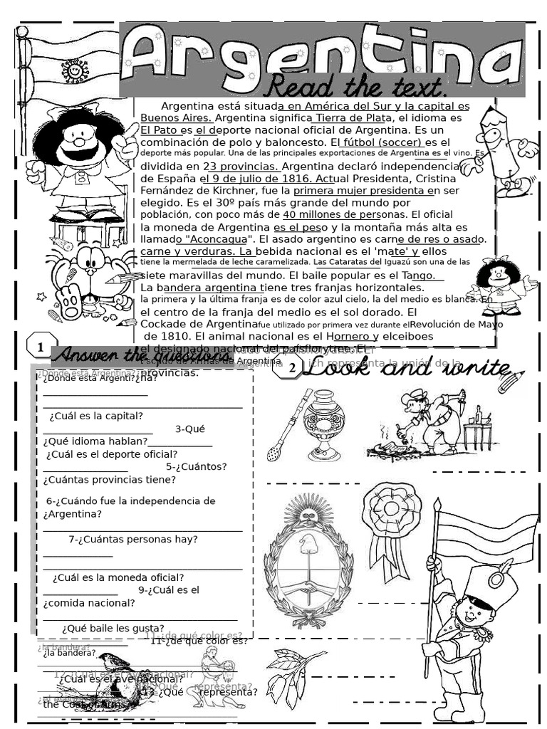 Comprensión Lectora de Argentina | PDF | Argentina