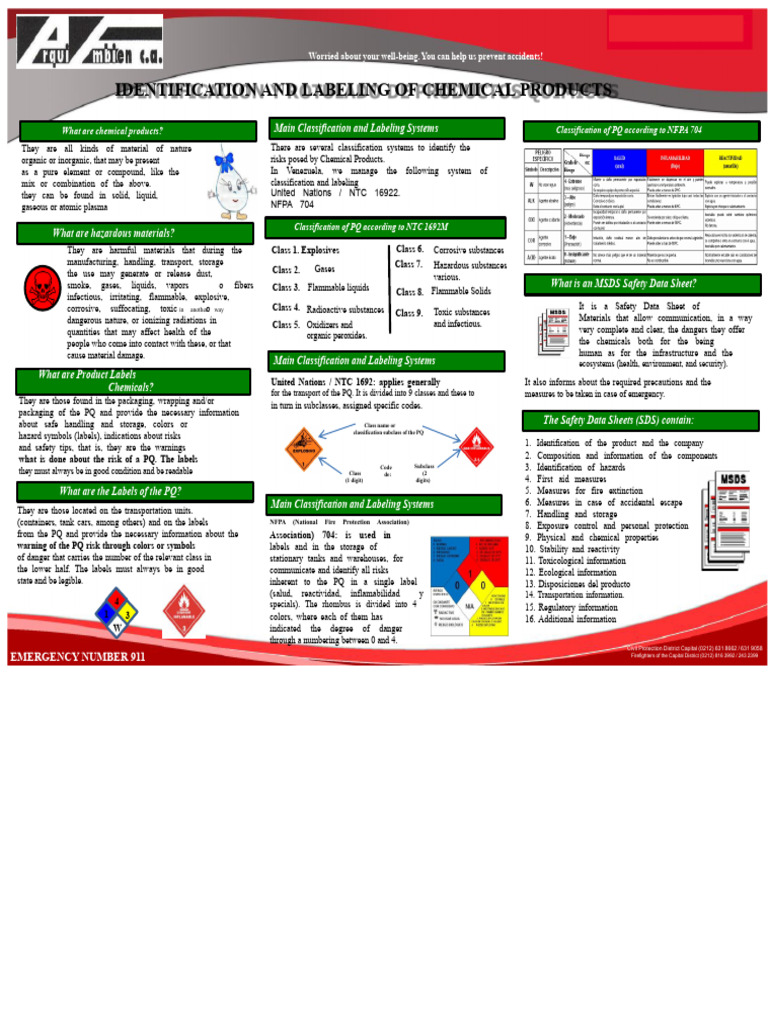 Chemical Product Safety Classification Guide | PDF | Dangerous Goods ...