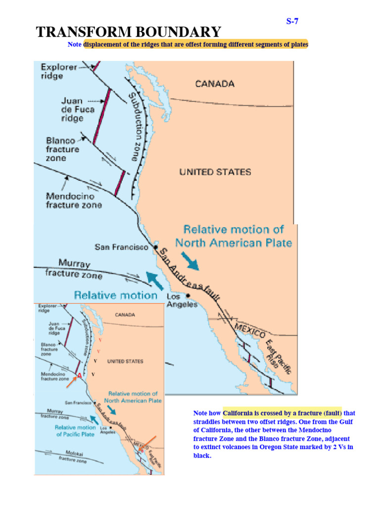 California Transform Boundary Analysis | PDF