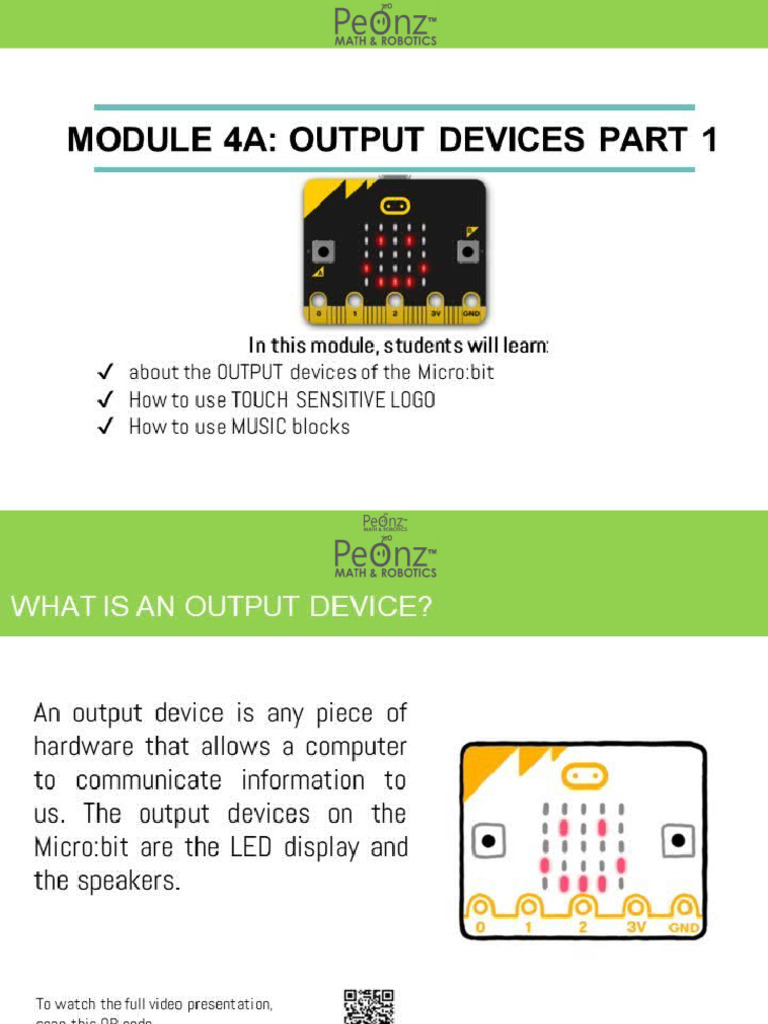 Microbit Lesson 4A 2023 | PDF