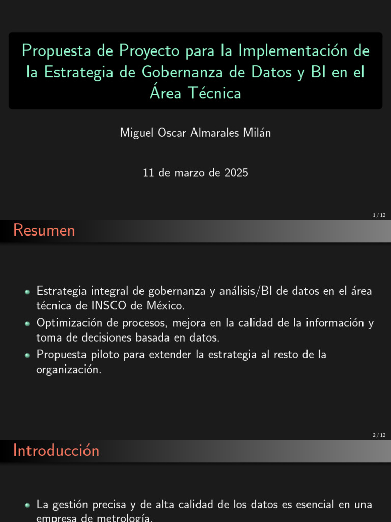 Gobierno de Dato | PDF | Informática | Tecnologías de la información