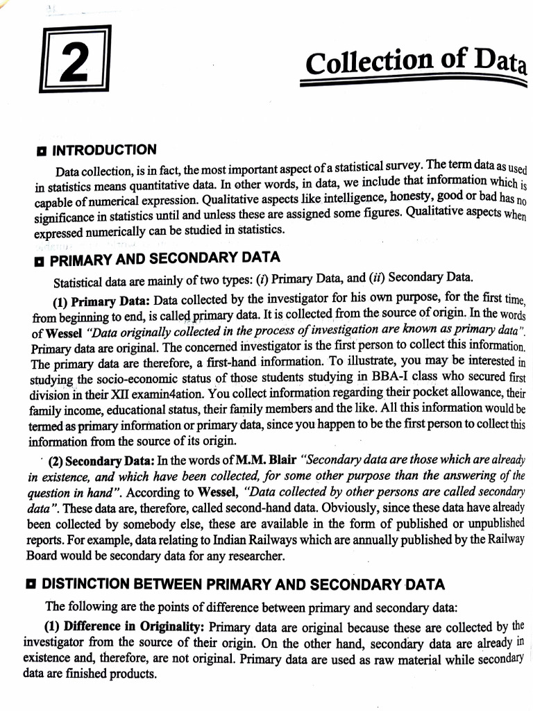 Statistical Data-1 (Collection and Rounding Off Data) | PDF