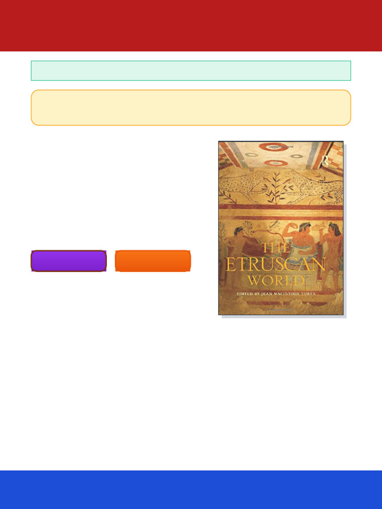 The Etruscan World 2013 ROUTLEDGE WORLDS 1st Edition Jean Macintosh ...