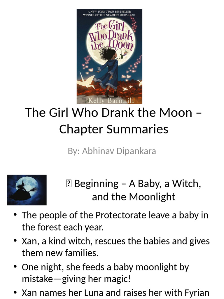 The Girl Who Drank The Moon Summary | PDF