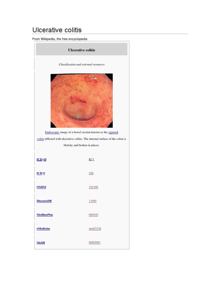 Ulcerative Colitis | PDF | Ulcerative Colitis | Crohn's Disease