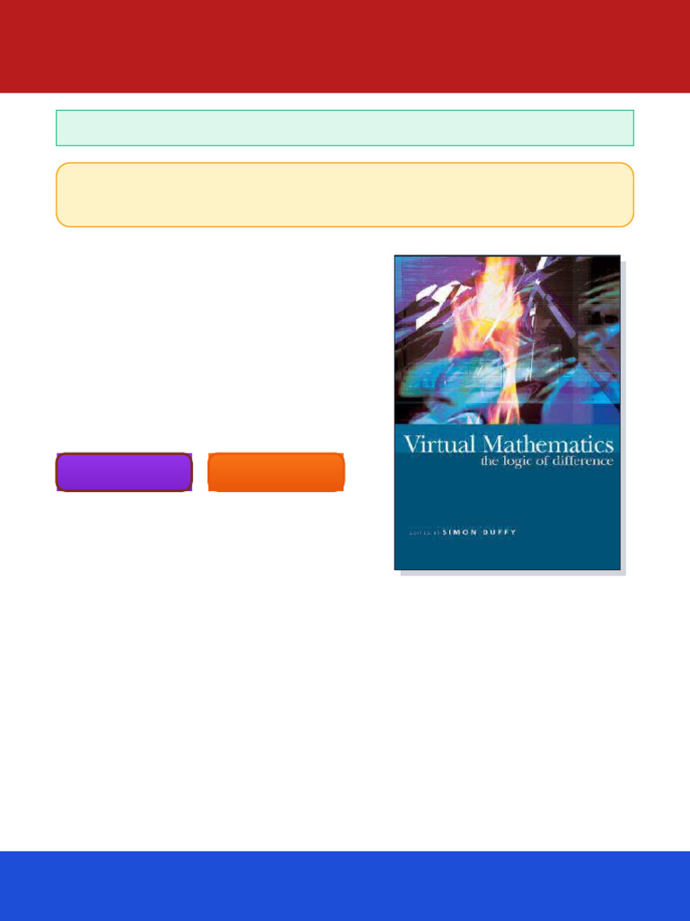Virtual Mathematics The Logic Of Difference Simon Duffy ebook pdf ...