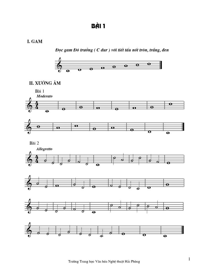 Exercices de musique pour étudiants | PDF