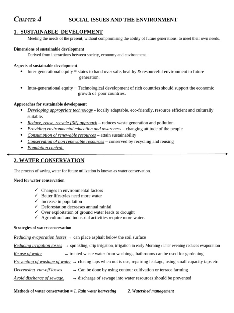 4 Social Issues | PDF | Water Conservation | Climate Change