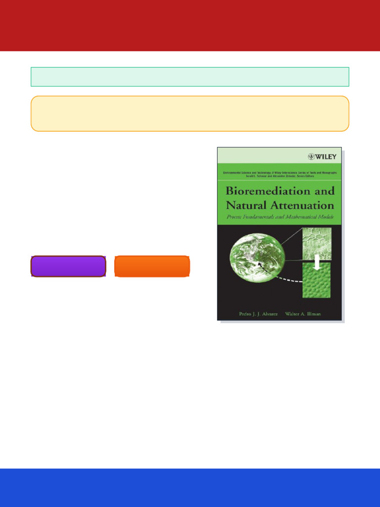 Bioremediation and natural attenuation process fundamentals and ...