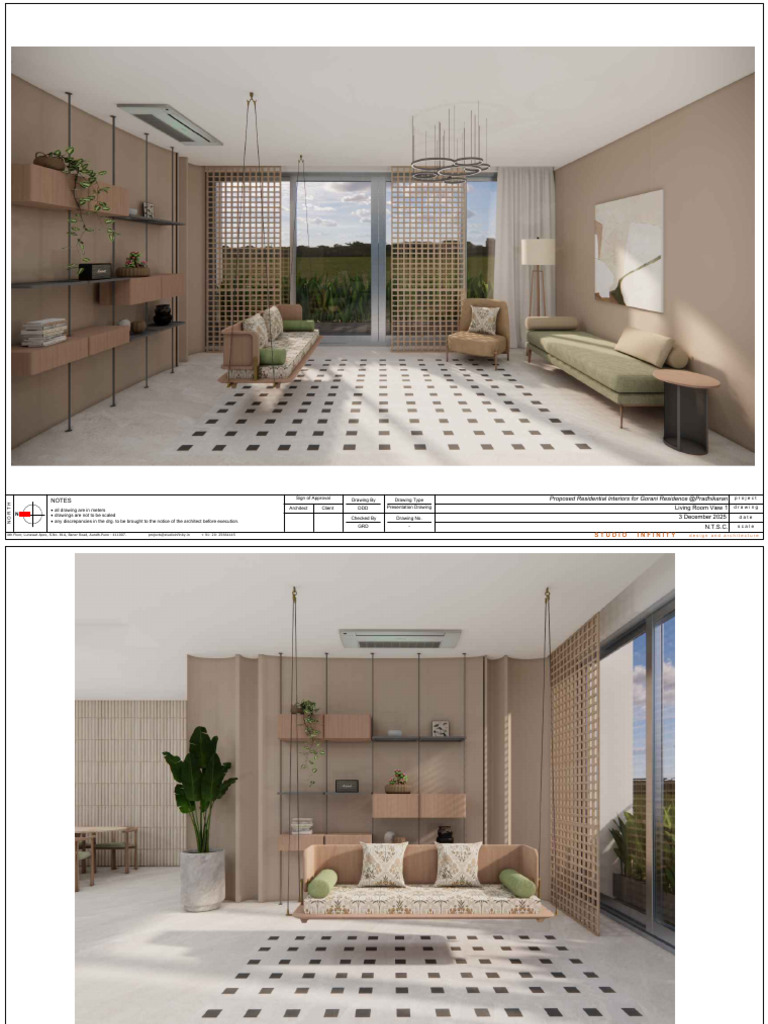 Gorani Residence Living Room Views | PDF | Design | Architectural Design
