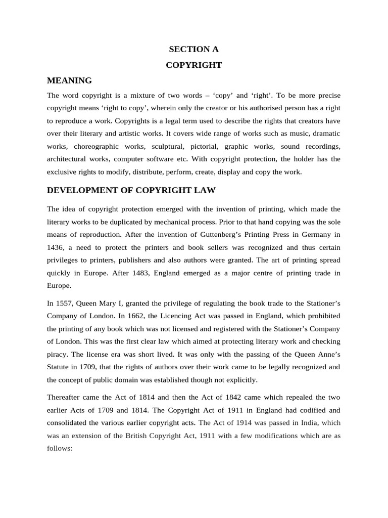 Understanding Copyright Law Basics | PDF | Copyright | Copyright ...