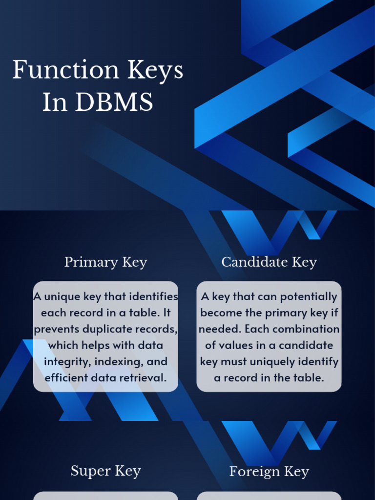 Keys in Dbms | PDF
