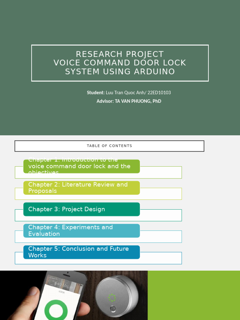 Voice Command Ppt | PDF | Arduino | Servomechanism