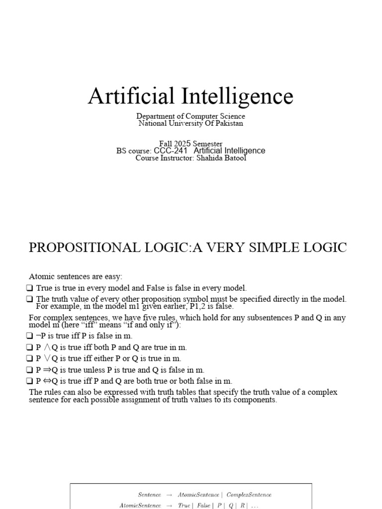 Propositional Logic | PDF