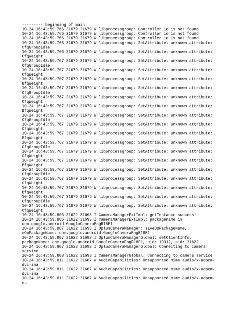 Log Cat 1761304439691 | PDF | System Software | Software Engineering