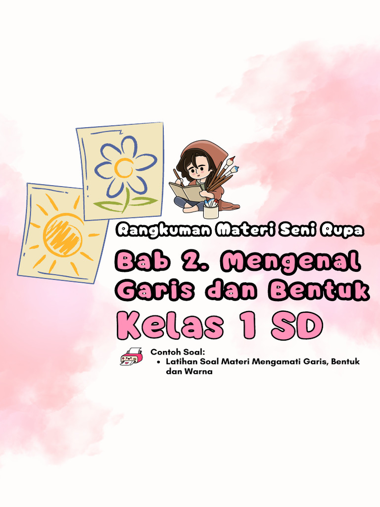 Mengenal Garis dan Bentuk Seni Rupa SD | PDF