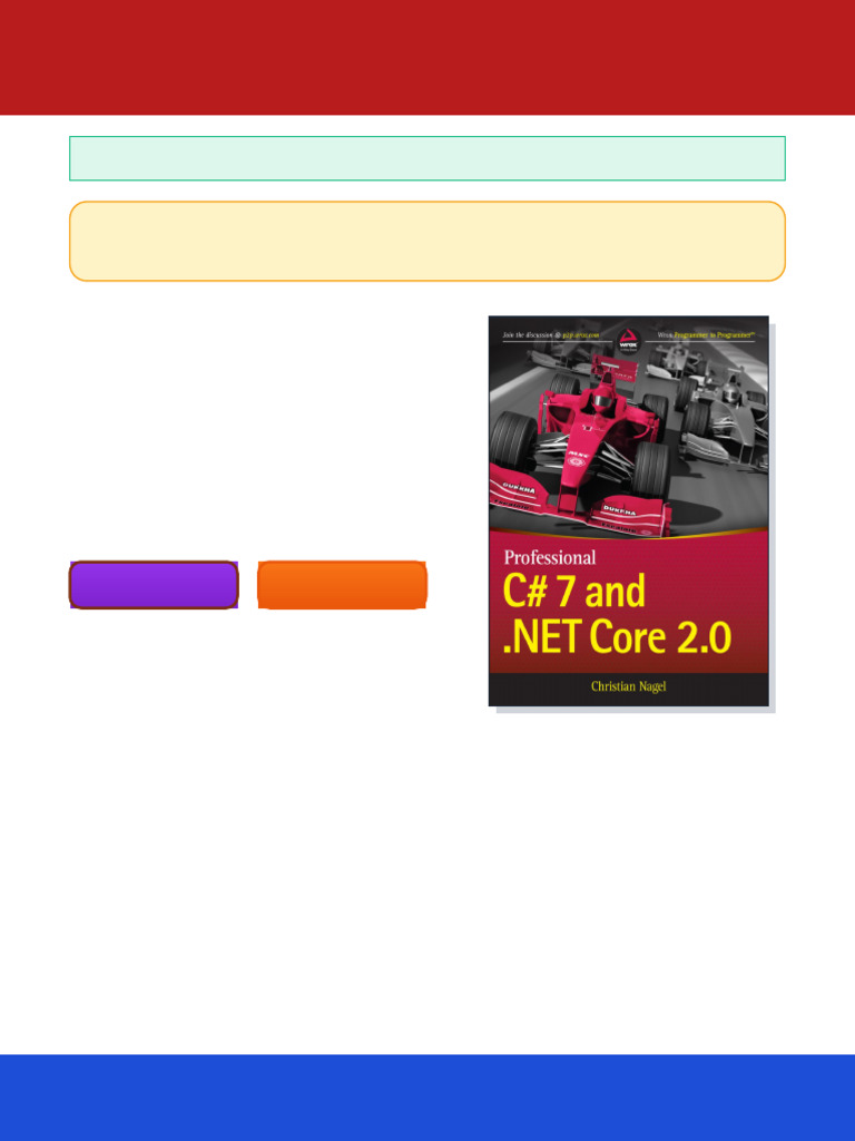 Professional C 7 and NET Core 2 0 7th Edition Christian Nagel ebook ...