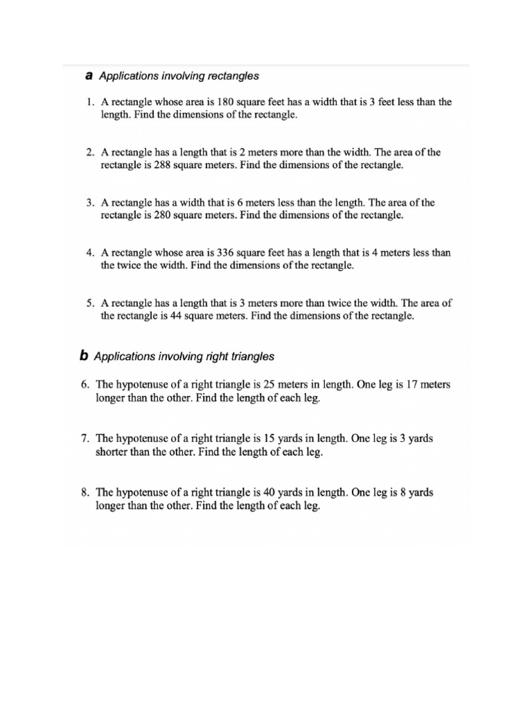 Word Problems Review | PDF