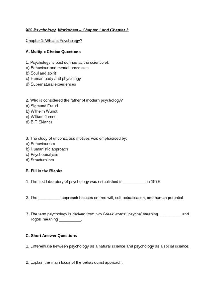 Psy 3 | PDF | Psychology | Cognition