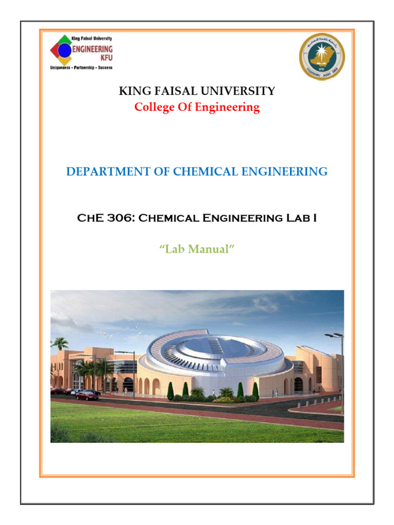 Chemical Engineering Lab Manual Overview | PDF | Heat Transfer ...