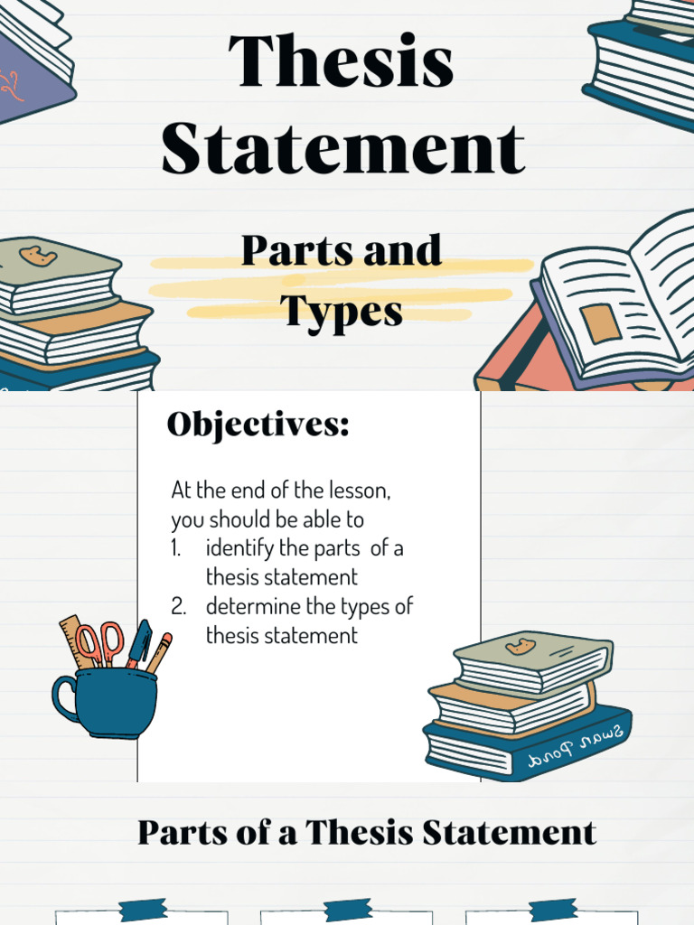 Lesson-4_Thesis-Statement-Parts-and-Types_Students-Copy | PDF | Climate ...